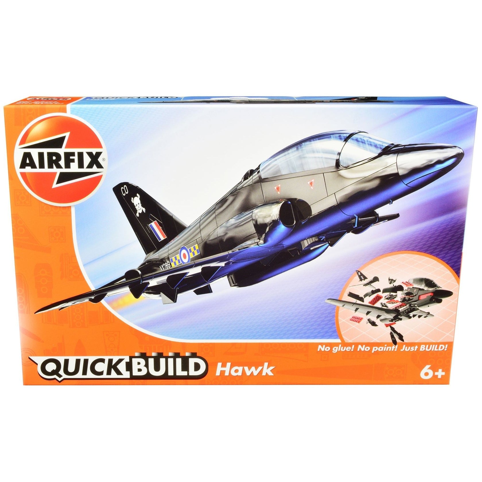 Skill 1 Model Kit BAE Hawk Painted Plastic Model Airplane Kit