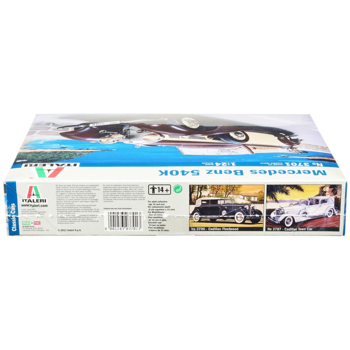 Skill 3 Model Kit Mercedes Benz 540K 1/24 Scale Model by Italeri ...