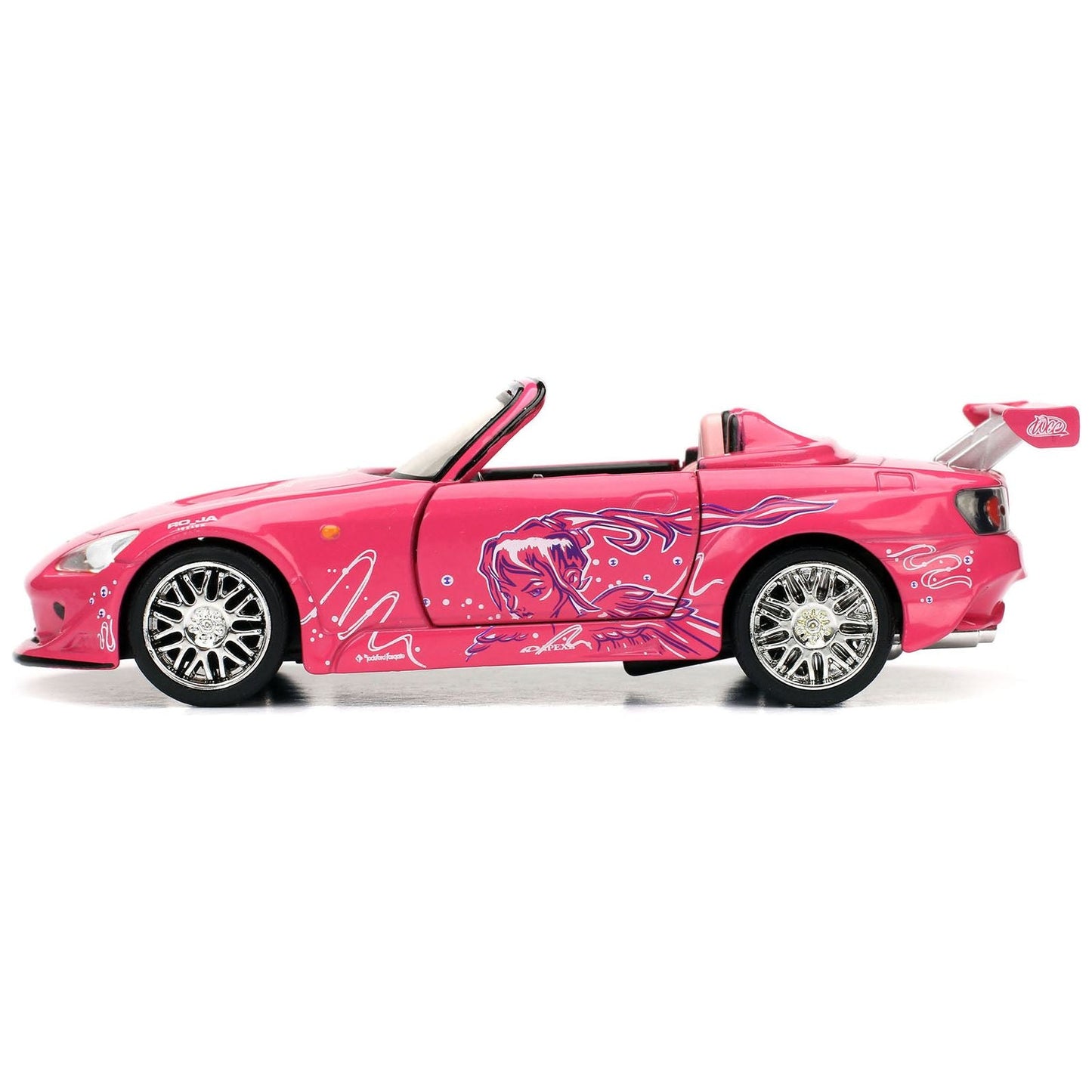 Suki's Honda S2000 Convertible Pink with Graphics Movie 1/32 Diecast