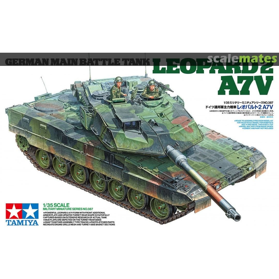 Tamiya Leopard Battle Tank 2 A7V 1/34