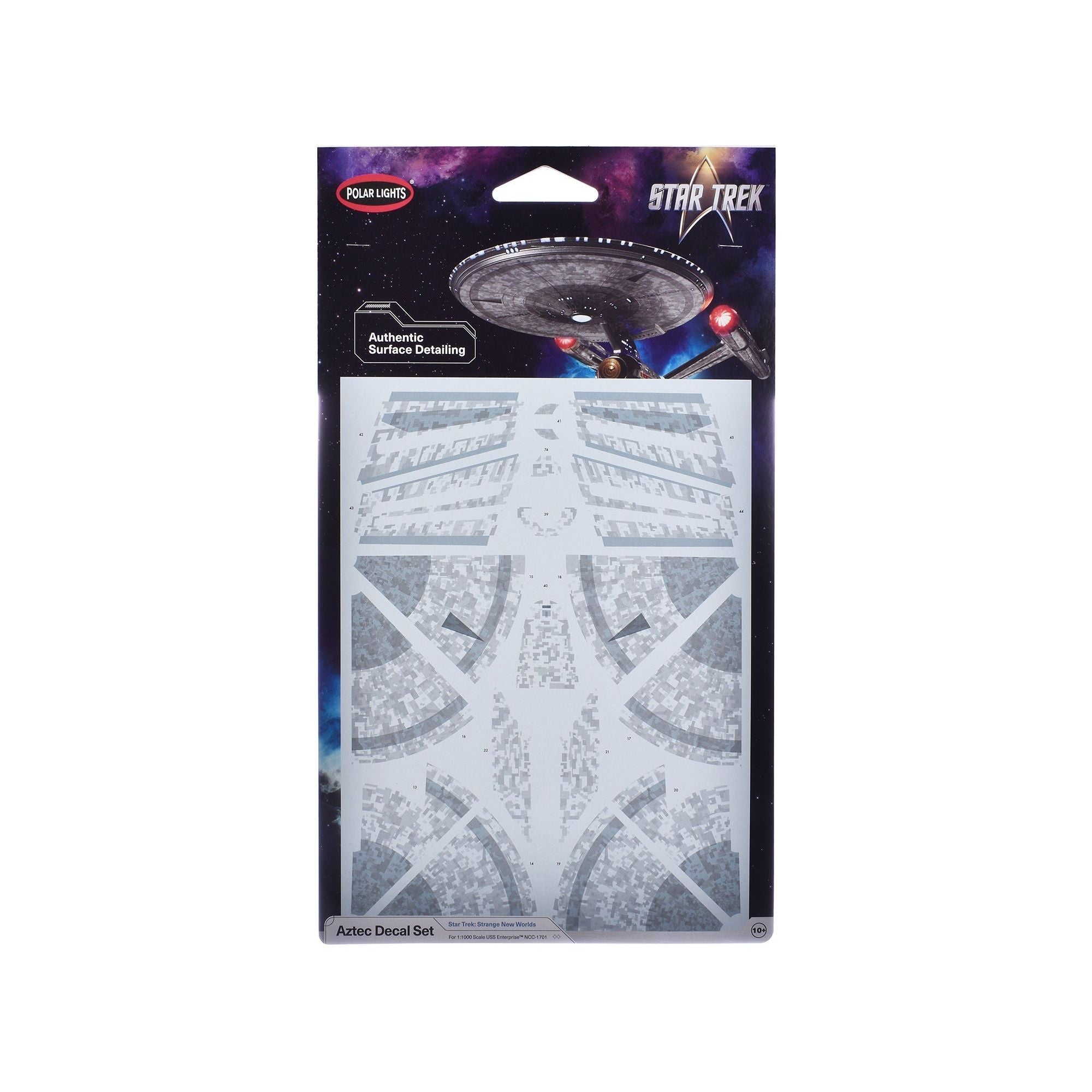 USS Enterprise NCC-1701 Aztec Decal Set "Star Trek: Strange New Worlds ...