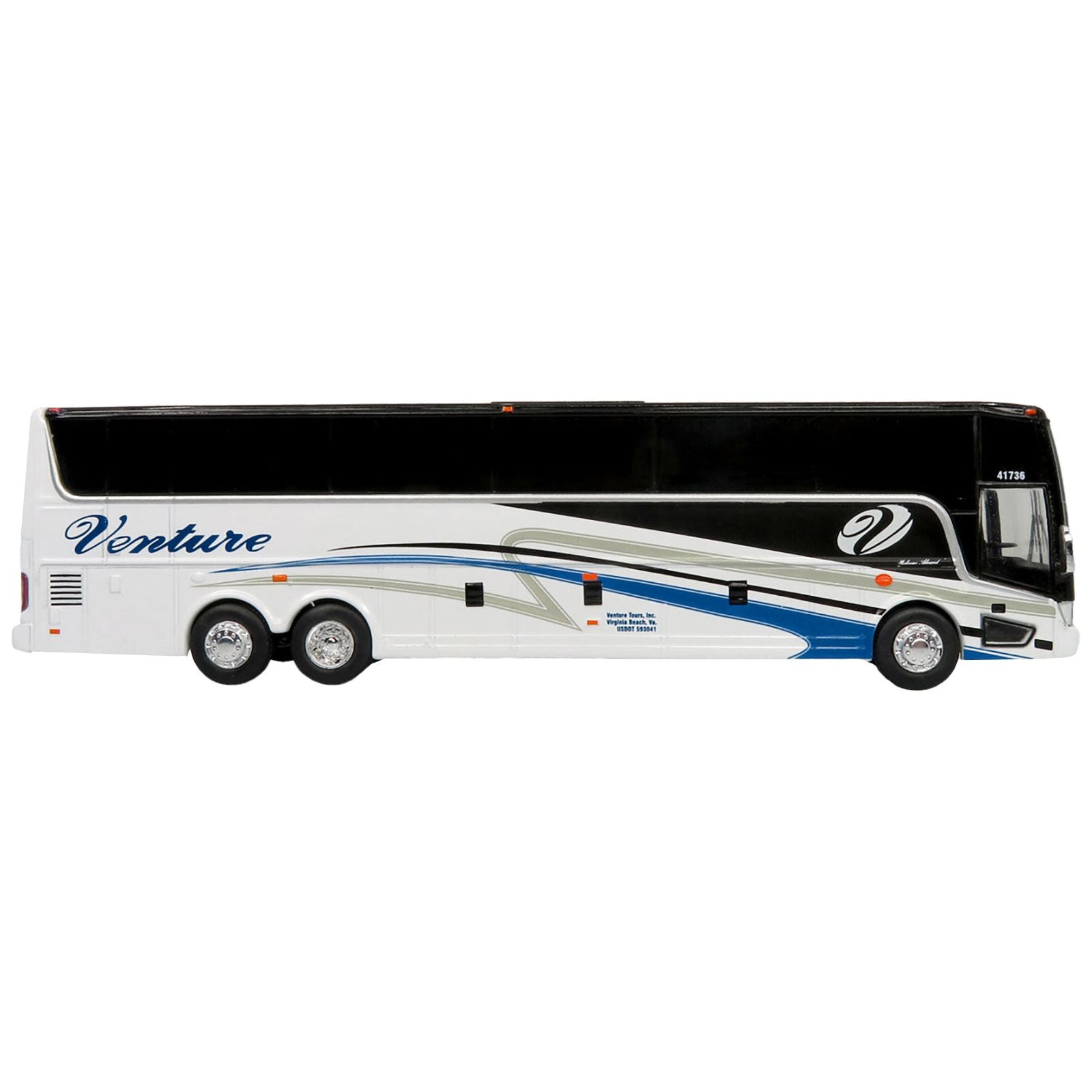 Van Hool TX45 Coach Bus "Venture Tours" White "The Bus & Motorcoach Co ...