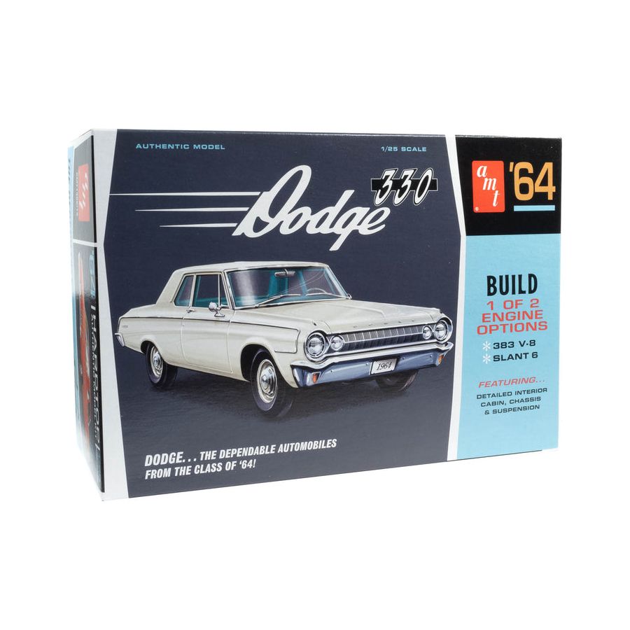 AMT 1964 Dodge 330 1/25 Scale Model Kit