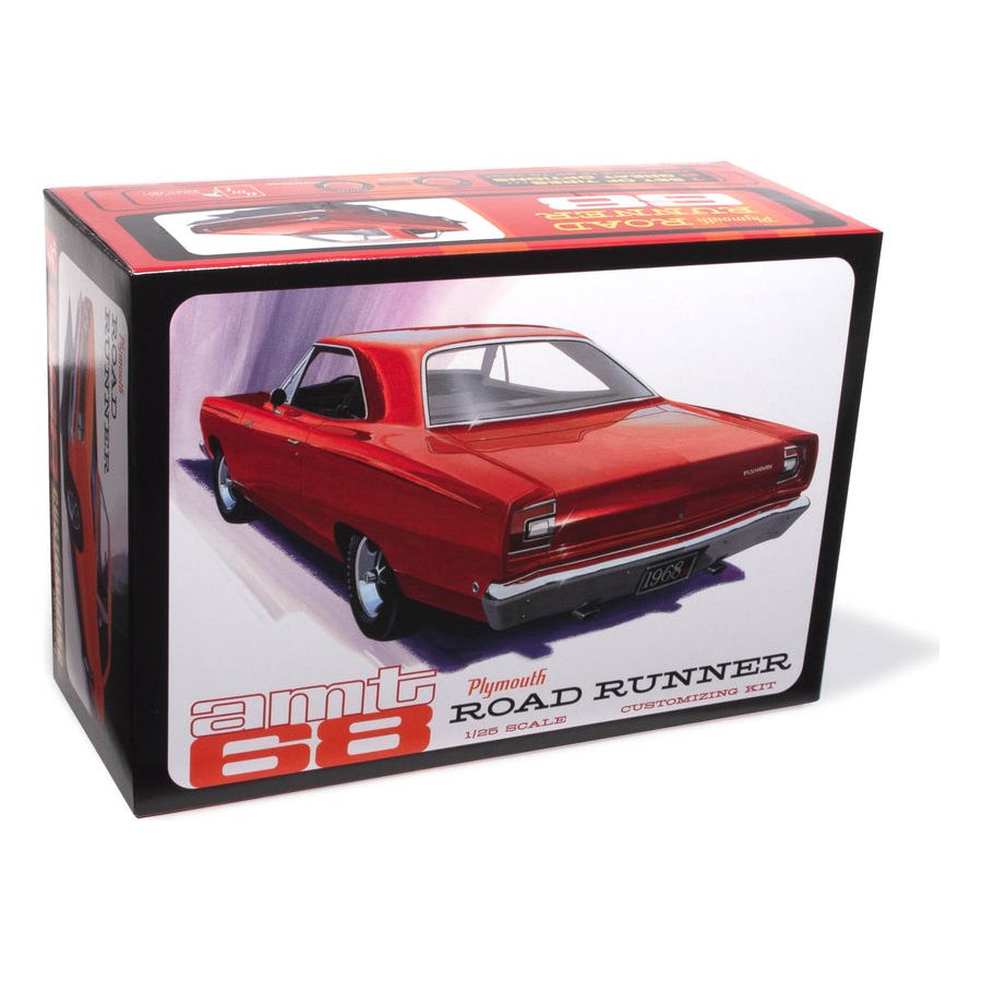 AMT 1968 Plymouth Road Runner Customizing Kit 1/25 Scale Model Kit ...