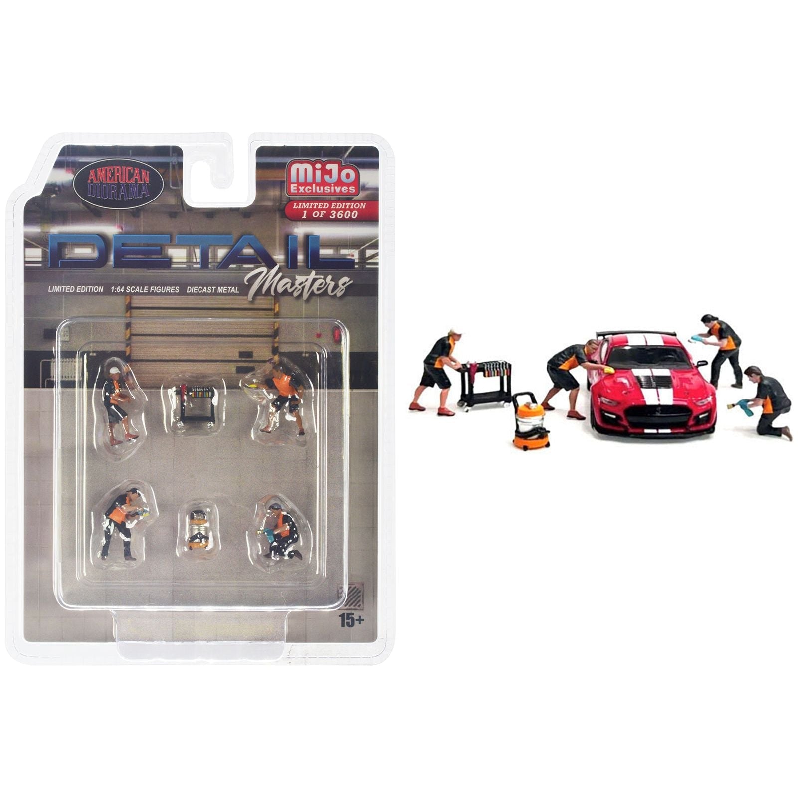 "Detail Masters" 6 piece Diecast Figure Set (4 Figures 2 Tools) Limite ...