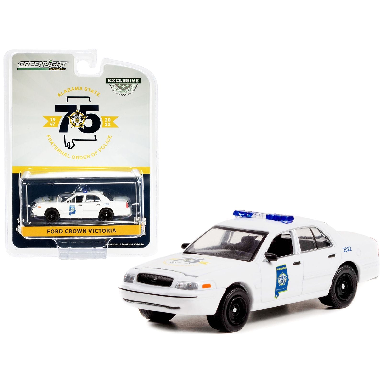 Ford Crown Victoria Police Interceptor White Alabama State FOP "Frater ...
