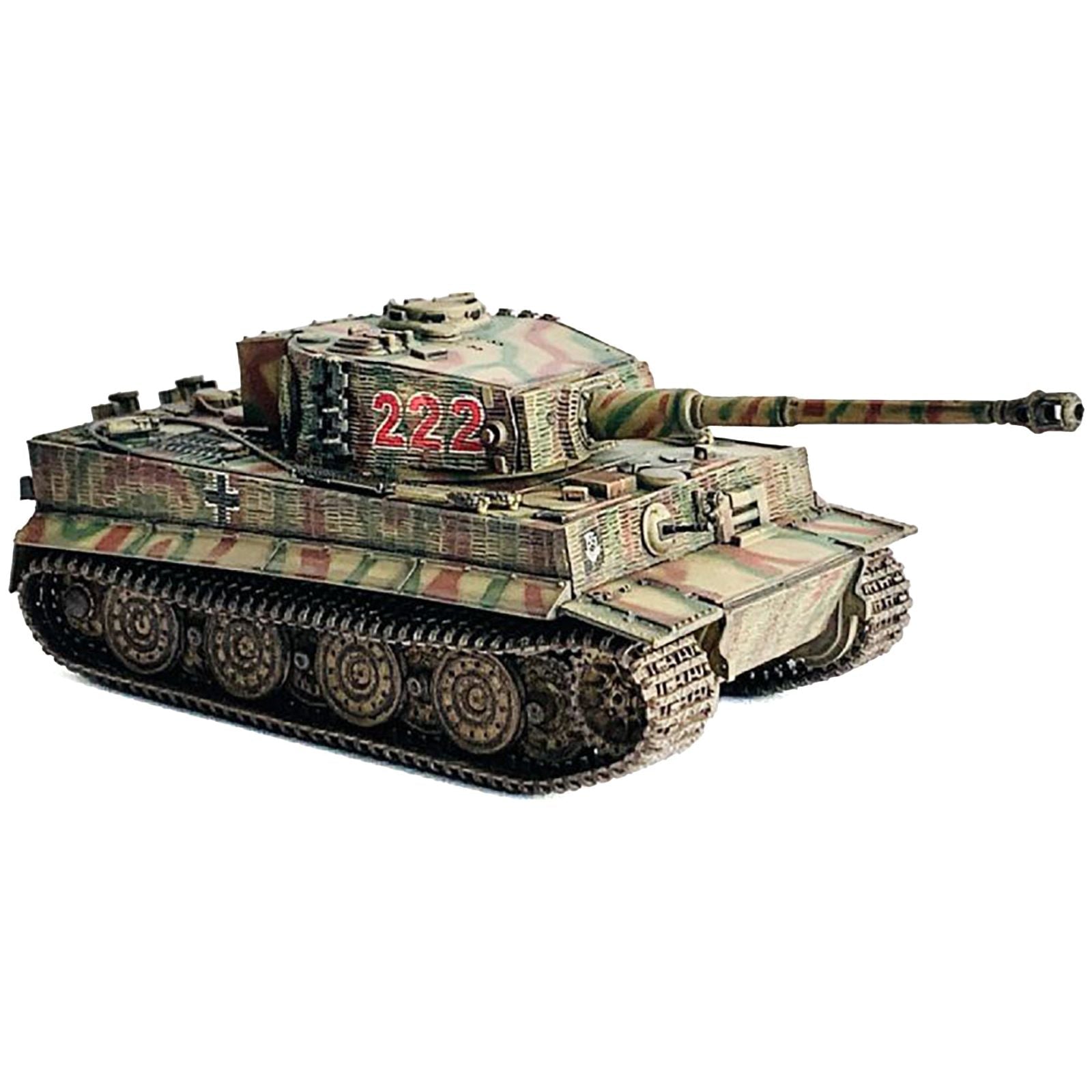Germany Tiger I Late Production with Zimmerit Tank 1/72 Plastic Model