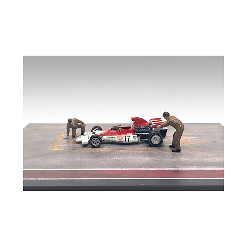 Race Day Two Diecast Figures Set 5 for 1/43 Scale by American Diorama
