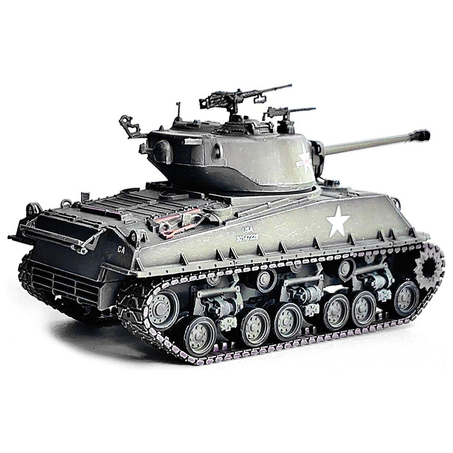 United States M4A3E8 Sherman Tank Olive Drab (1951) 1/72 Plastic Model